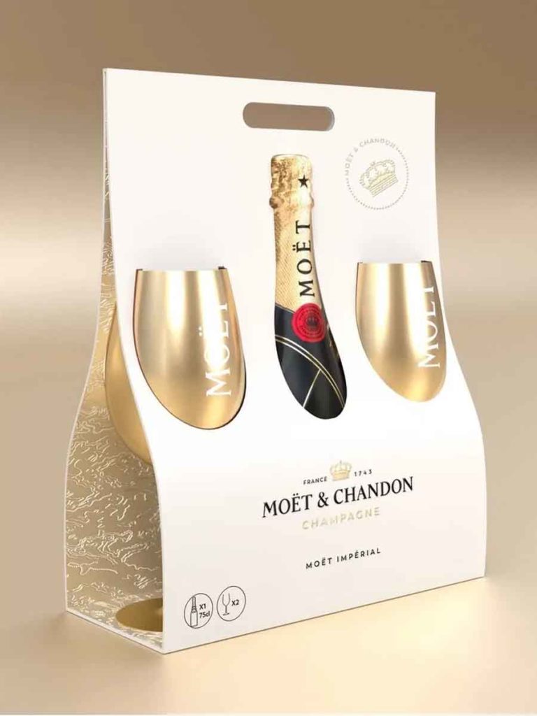 Moet & Chandon Gift Set sa dve case – Winebar